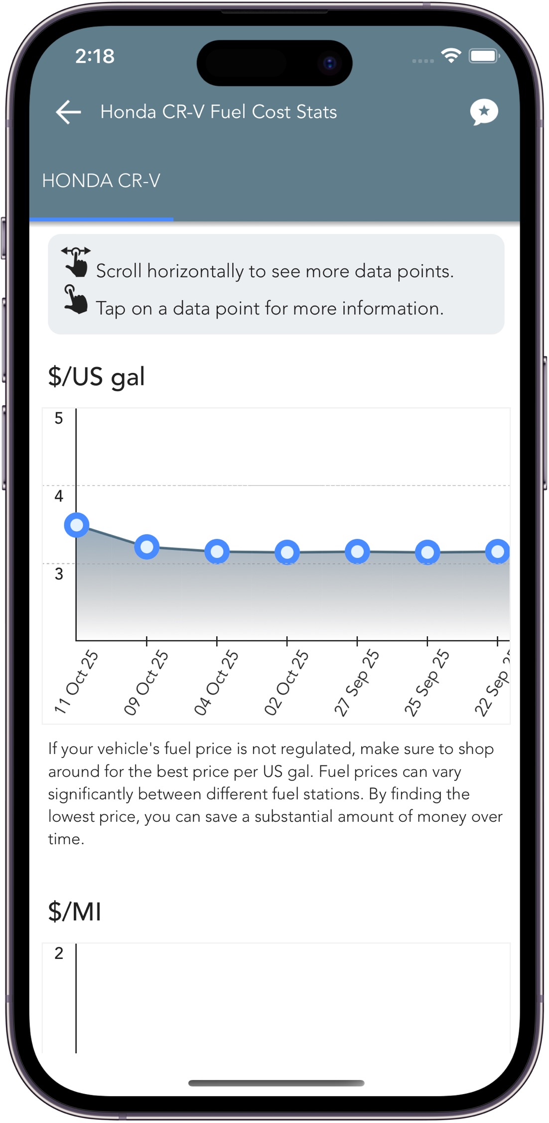 Fuel Tracker App – Trip Logbook