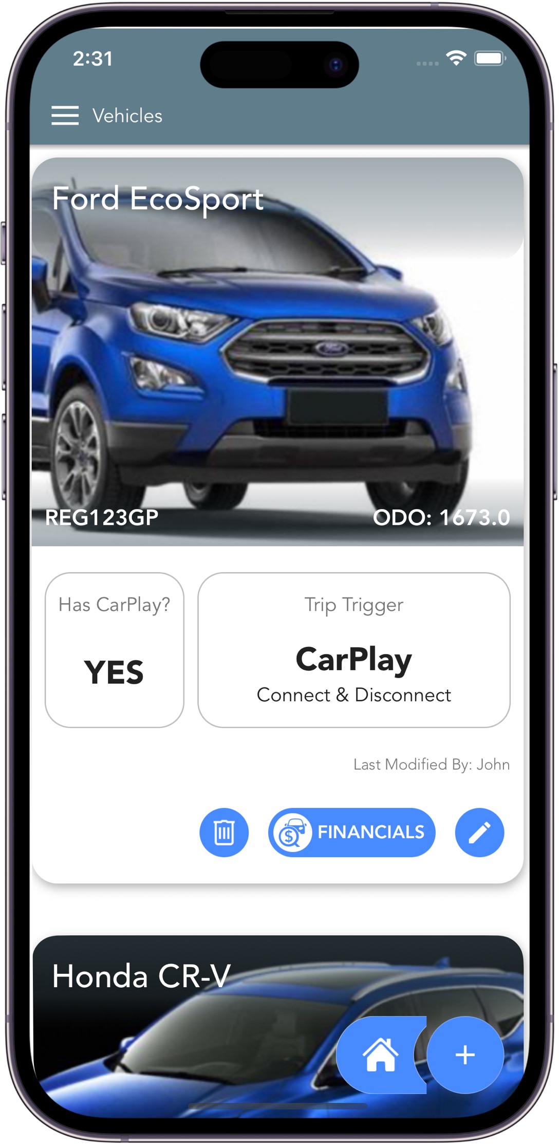 Fuel Tracker App – Trip Logbook